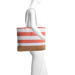 Modcloth | Bags | Coral Pink Nautical Tote Bag Duo | Poshmark